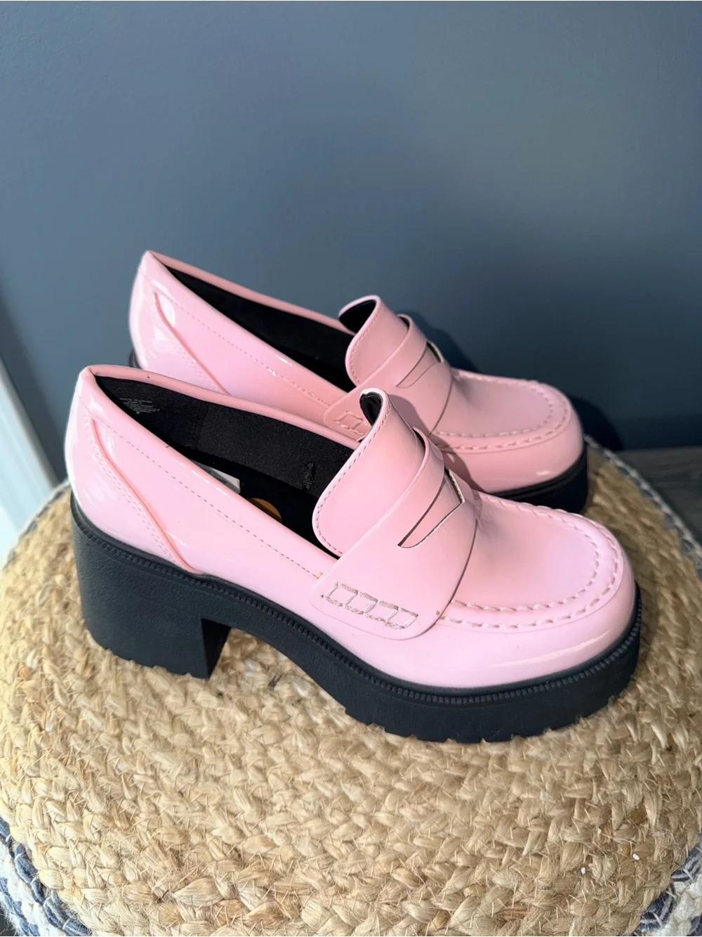 Soda | Shoes | Soda Penny Loafer Platform Shoes Pink | Poshmark